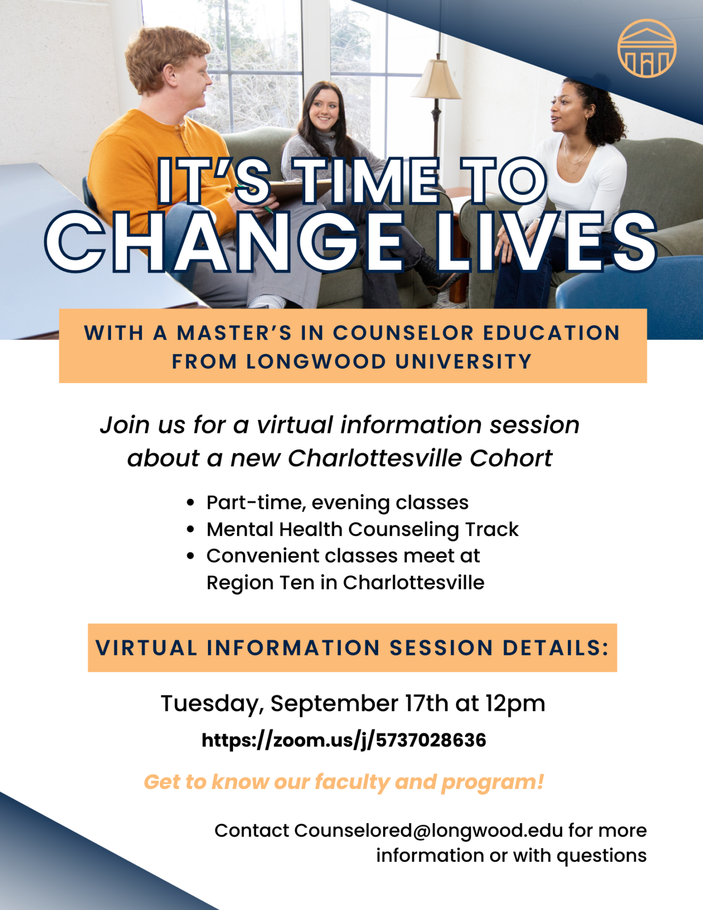 Longwood University Information Session - Region Ten